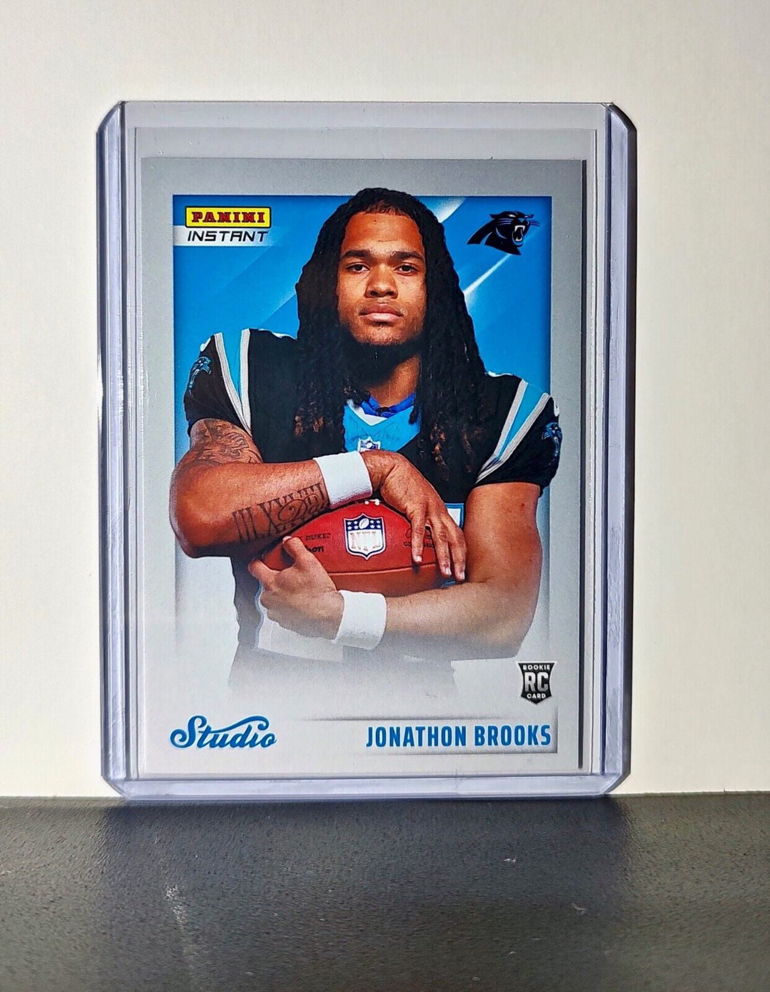 Jonathon Brooks 2024 Panini NFL Studio Rookies #15 Card Carolina ...