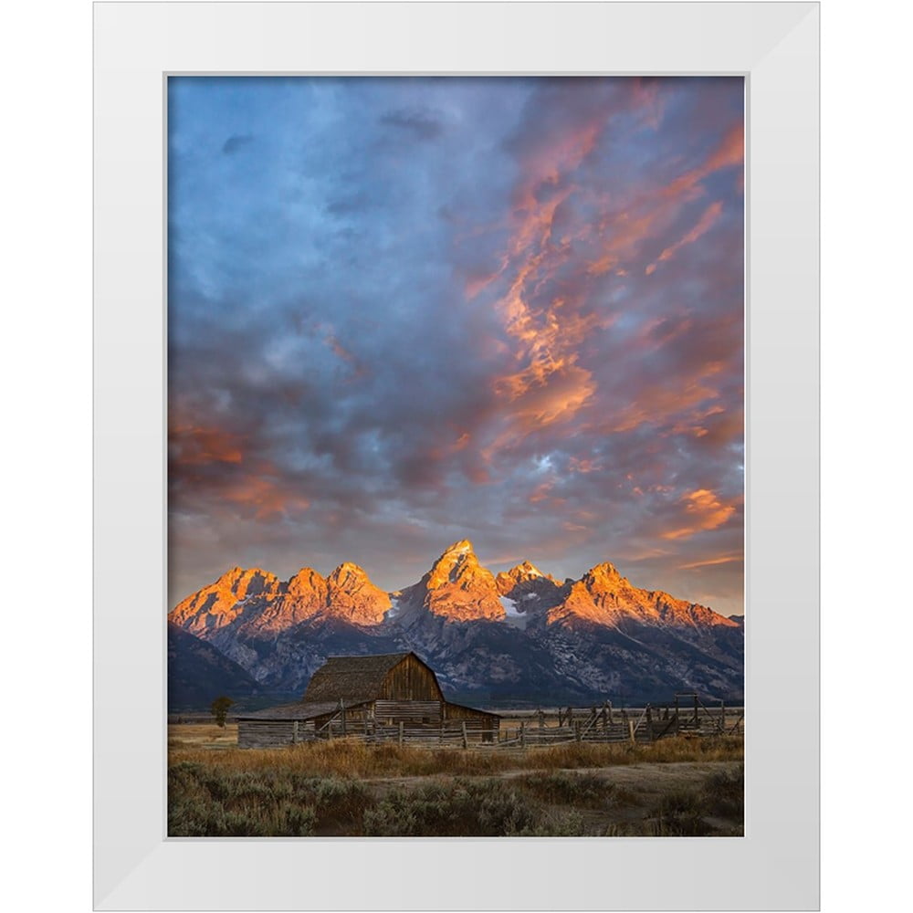Jones, Adam 12x14 White Modern Wood Framed Museum Art Print Titled ...