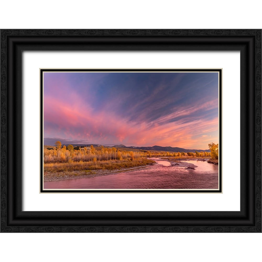 Jones, Adam 14x11 Black Ornate Wood Framed with Double Matting Museum ...