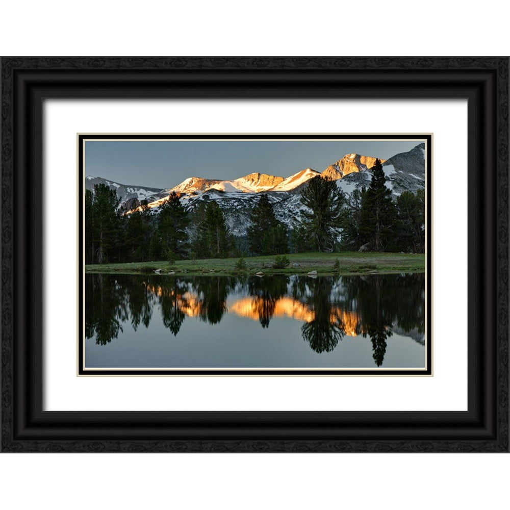 Jones, Adam 18x13 Black Ornate Wood Framed with Double Matting Museum ...