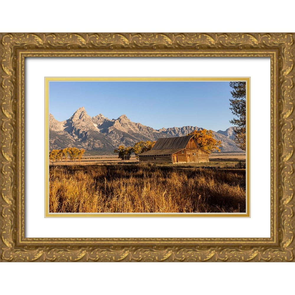 Jones, Adam 24x17 Gold Ornate Wood Framed with Double Matting Museum ...