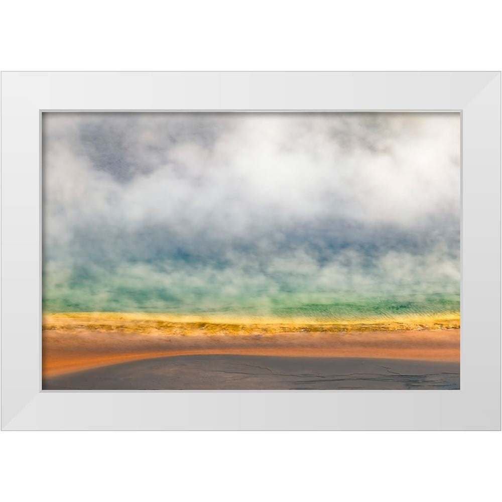 Jones, Adam 24x17 White Modern Wood Framed Museum Art Print Titled - Elevated view of Grand ...