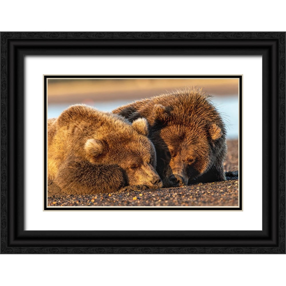 Jones, Adam 32x23 Black Ornate Wood Framed with Double Matting Museum ...