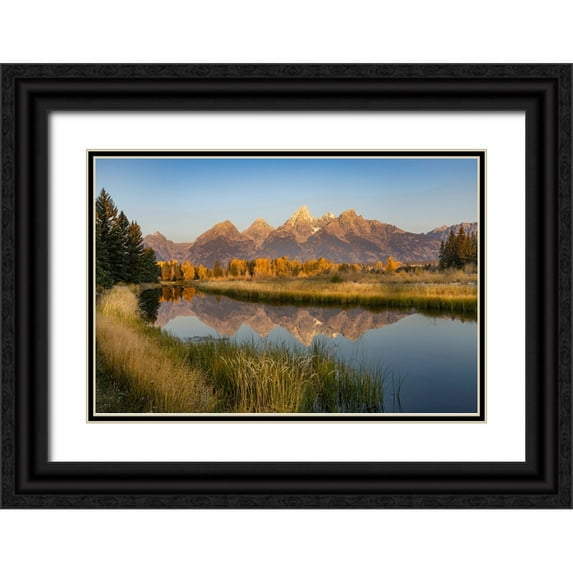 Jones, Adam 32x23 Black Ornate Wood Framed with Double Matting Museum ...