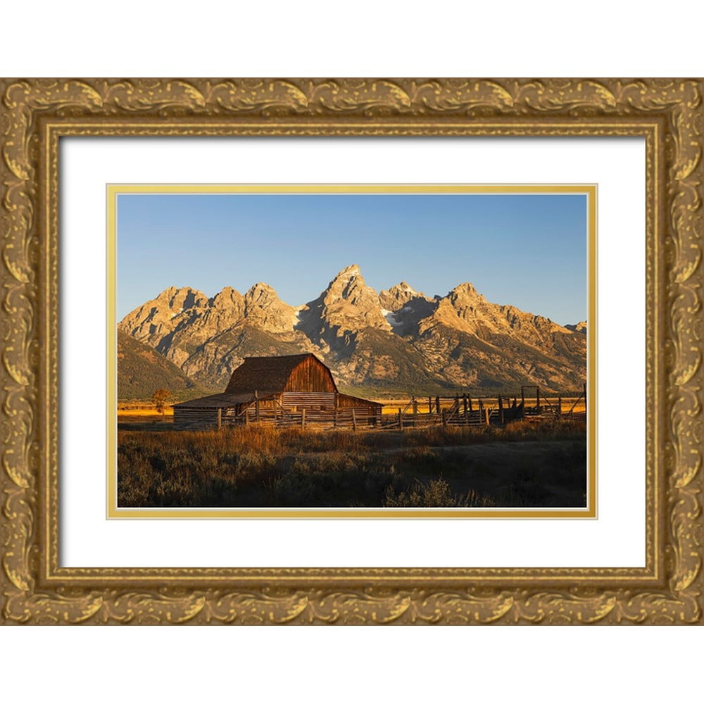 Jones, Adam 32x23 Gold Ornate Wood Framed with Double Matting Museum ...