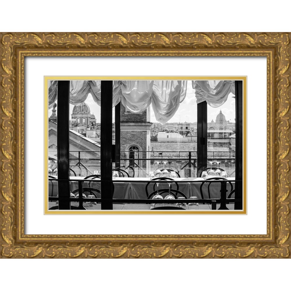 Jones, Alison 14x11 Gold Ornate Wood Framed with Double Matting Museum ...