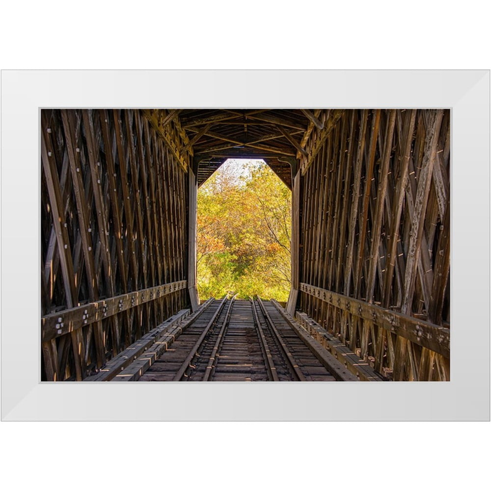 Jones, Allison 32x23 White Modern Wood Framed Museum Art Print Titled ...