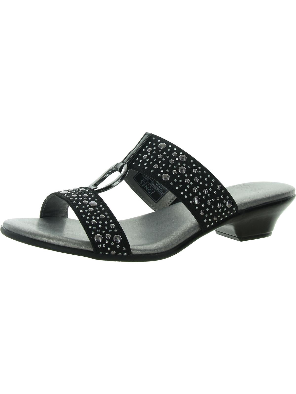 Jones New York Womens Eanna Embellished Slip-On Wedge Sandals - Walmart.com