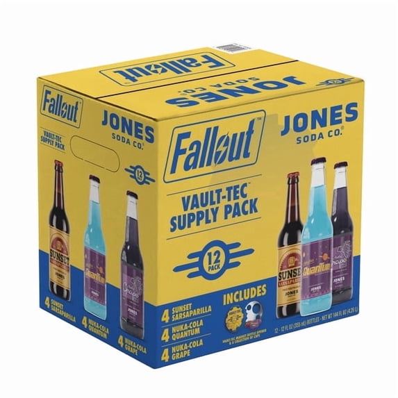 Jones Soda Co. Fallout Vault-Tec Supply Pack Costco Exclusive 12 Pack ...