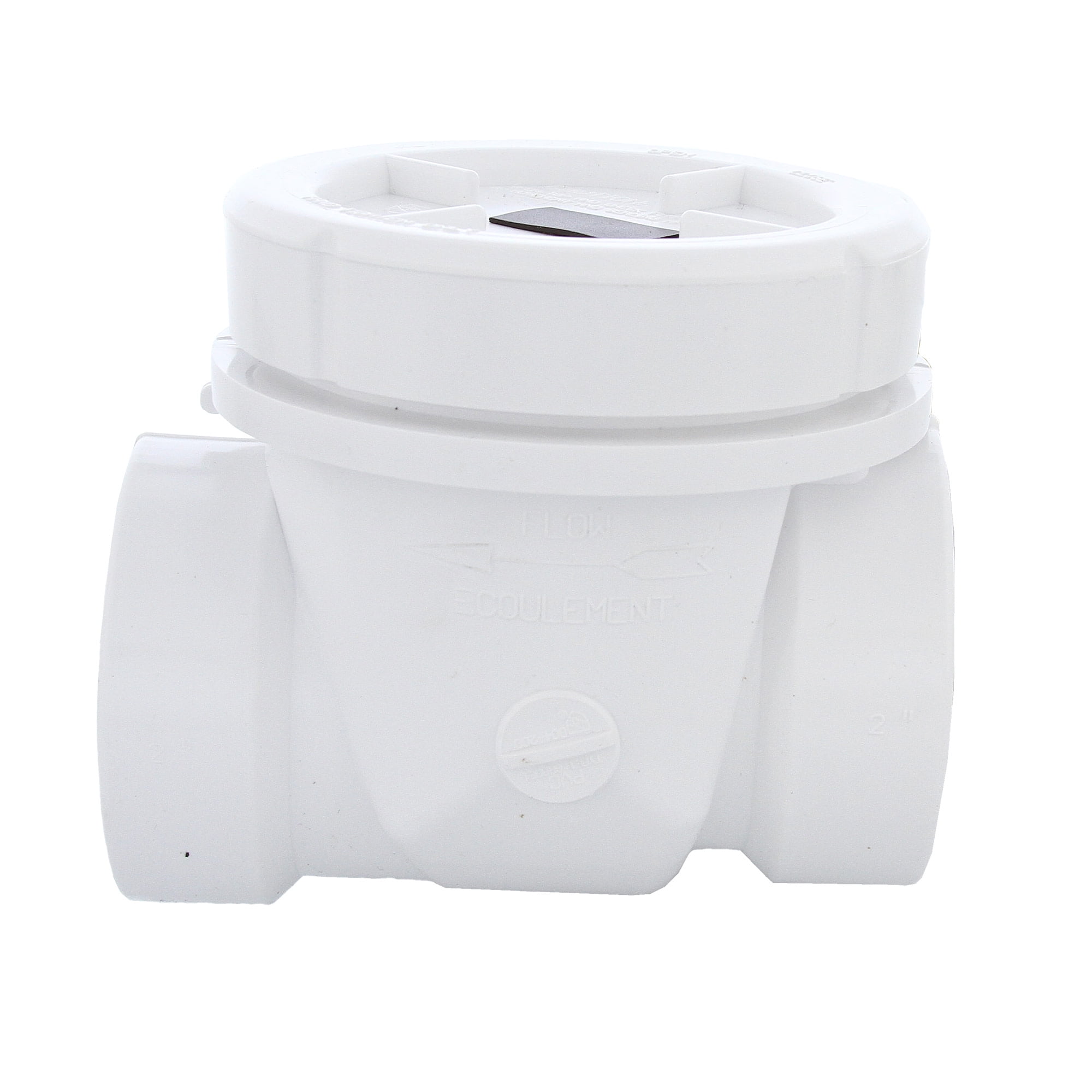 Jones Stephens B04200 2 Pvc Backwater Valve - White - Walmart.com