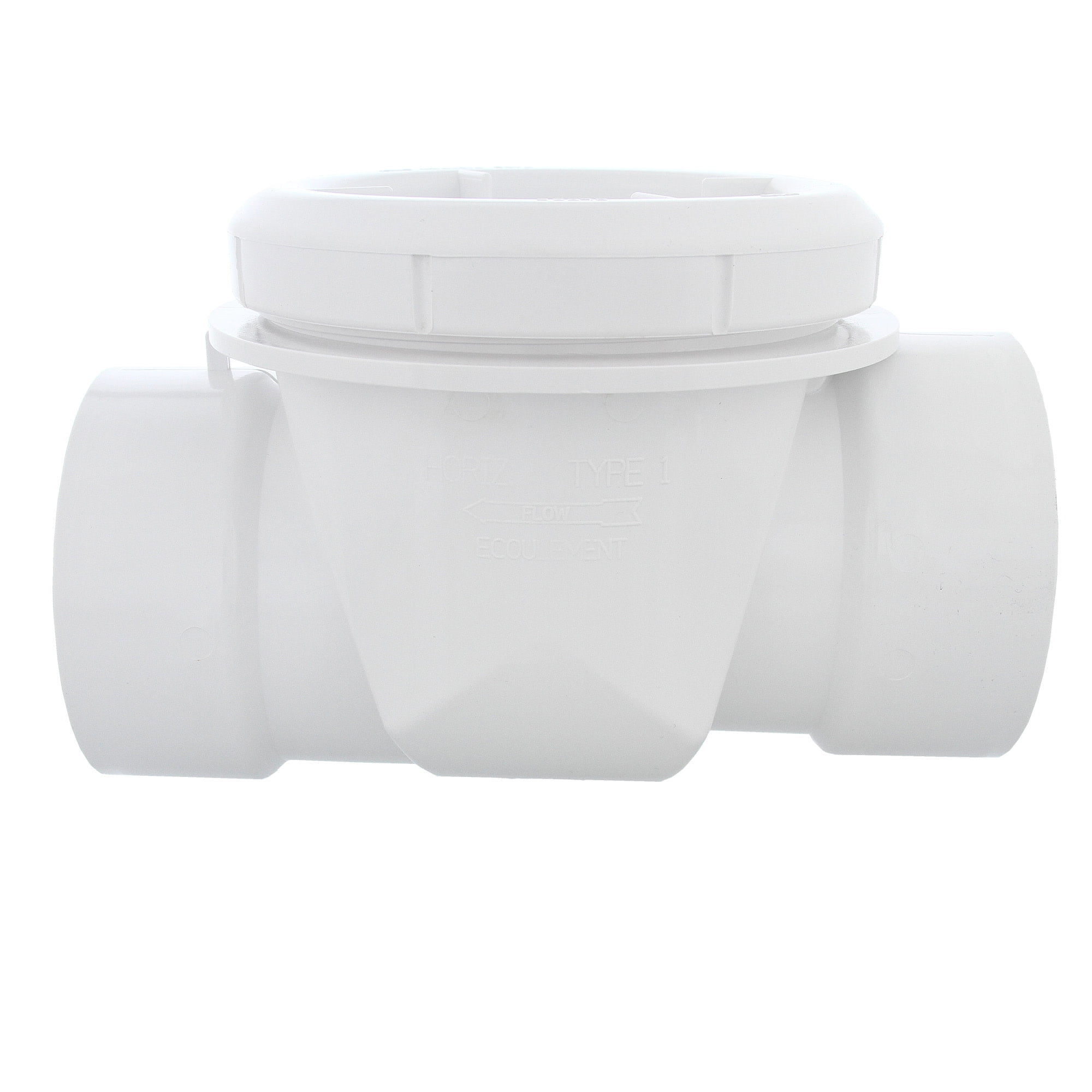 Jones Stephens B04400 4 Pvc Backwater Valve - White - Walmart.com