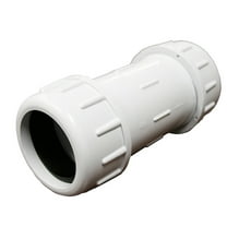 Jones Stephens C12100 1 Pvc Ips Compression Coupling - White - Walmart.com