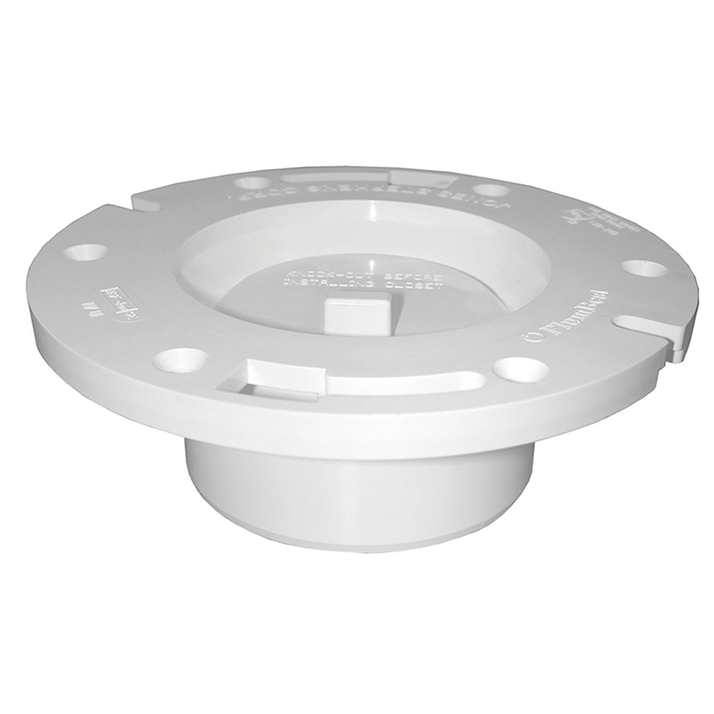 Jones Stephens C50340 PVC Closet Flange With Knockout - 3 x 4 in ...