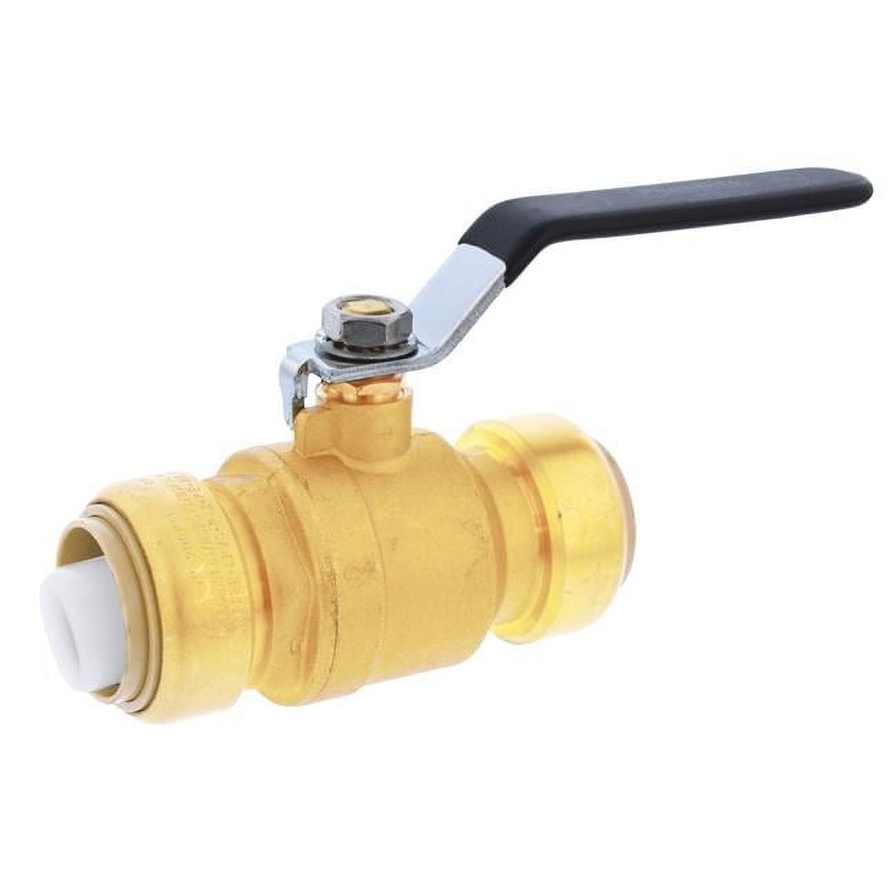 Jones Stephens C77462LF 1 in. Bagged PlumBite Push on Ball Valve, Lead ...