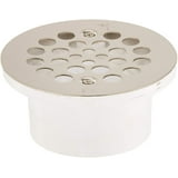Jones Stephens General Purpose Drain - 2 in x 3 in, Round Stainless ...