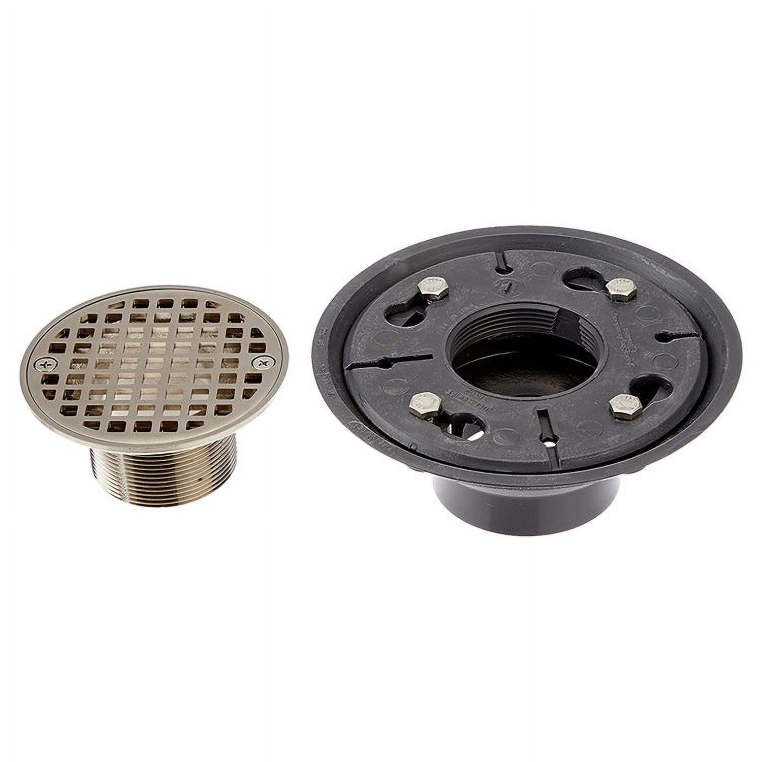 Jones Stephens D5001bn 2X3 Pvc Shwr Drn W/ Bn Spud & - Walmart.com