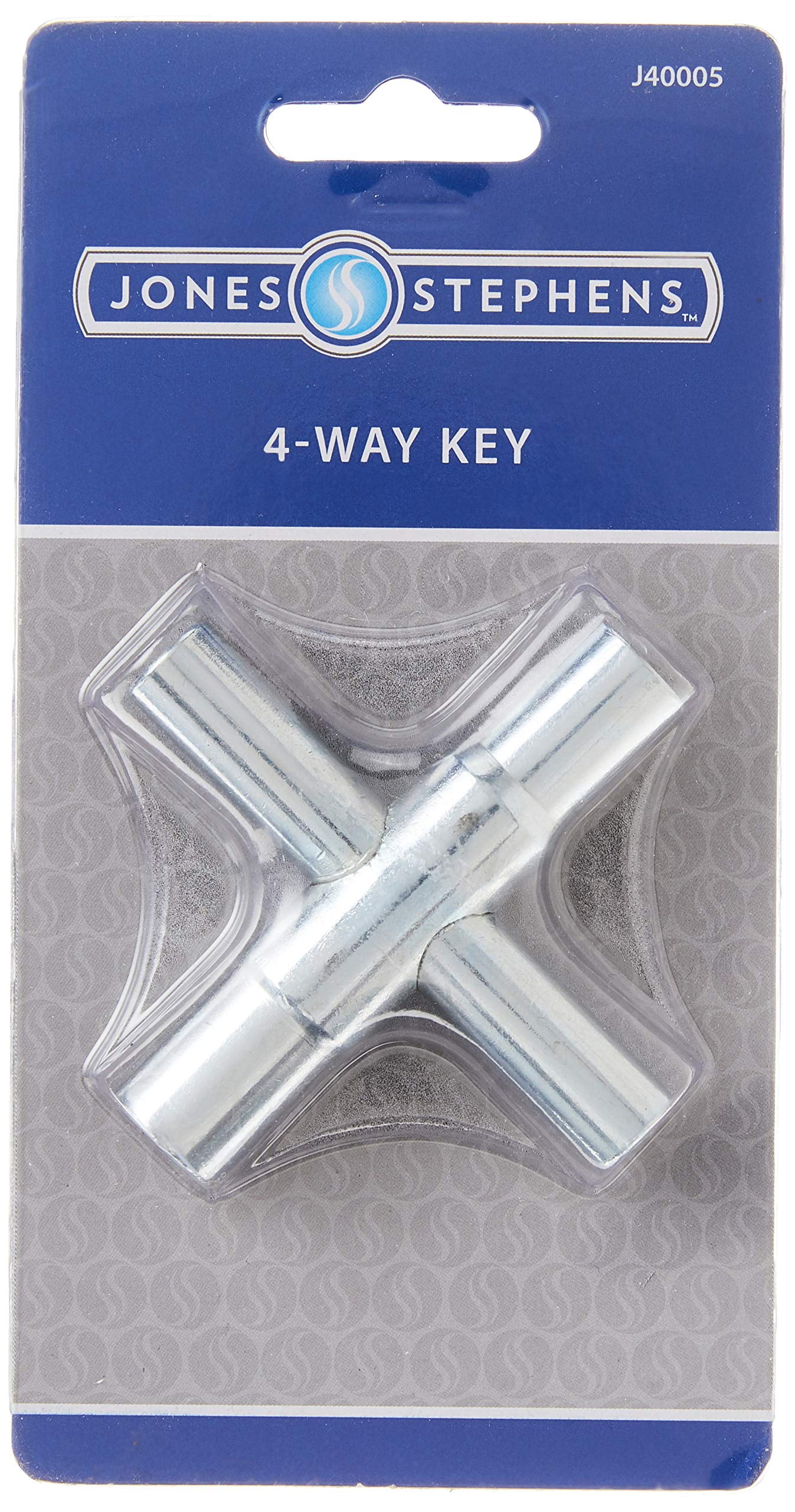 Jones Stephens J40-005 4 Way Key Plated Steel - Walmart.com
