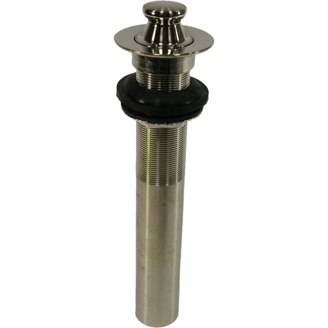 Jones Stephens P3500BN Brushed Nickel Pop-Up Lav Drain Less Overflow ...