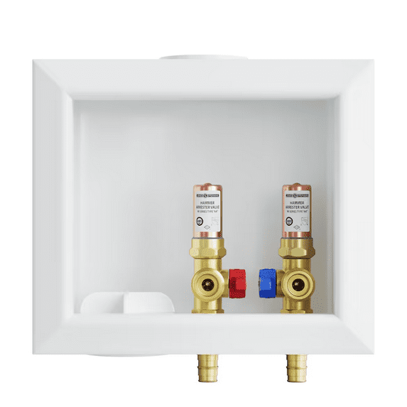 Jones Stephens Quarter turn ball valve PEX Washing machine Outlet Box ...