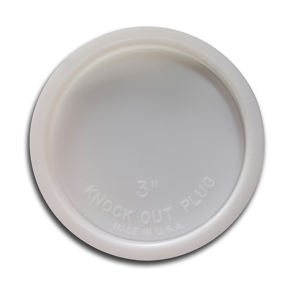 Jones Stephens T33003 Test Plug Knockout, 3 in. - Pack of 50 - Walmart.com