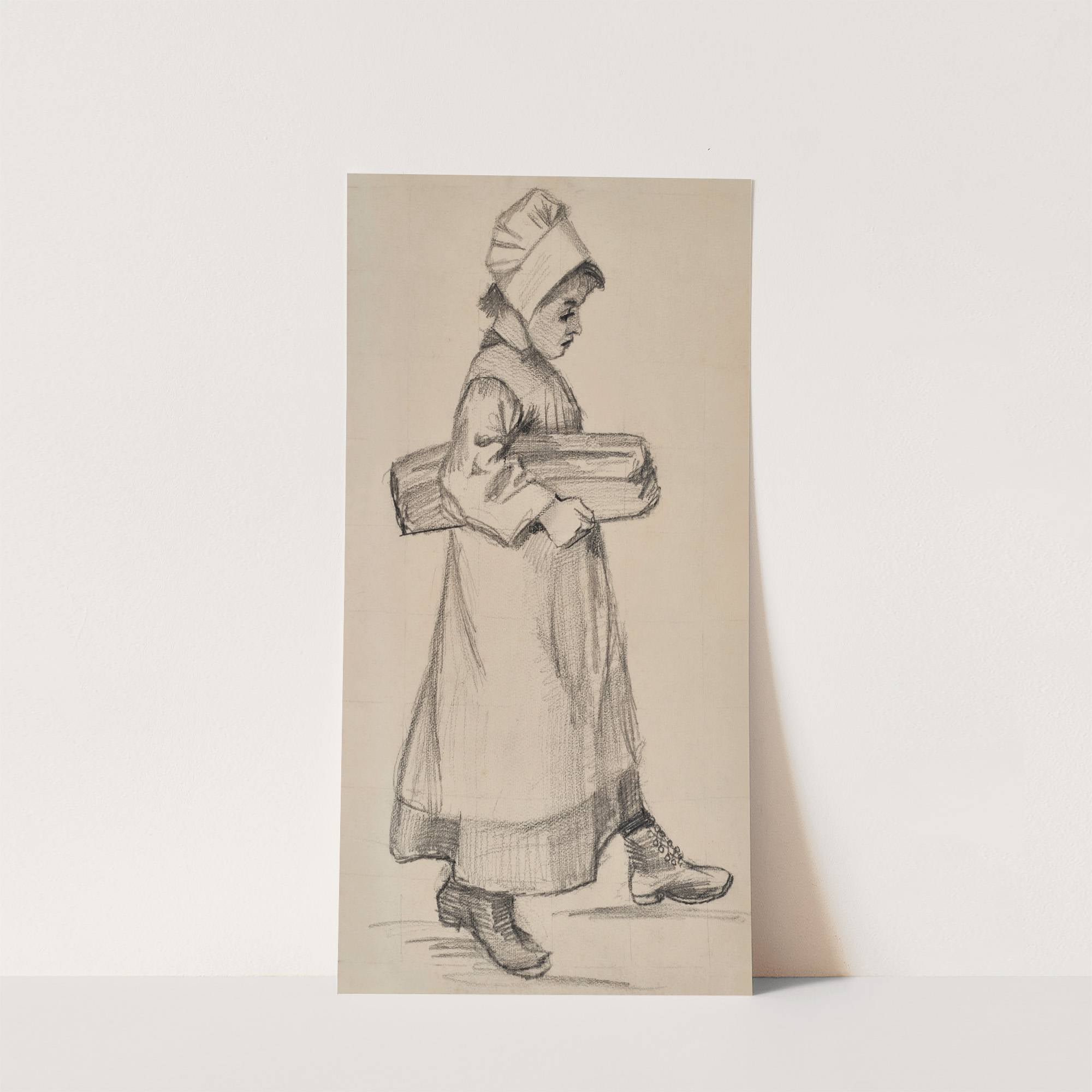 Jong meisje met een brood (Young Girl with a Loaf of Bread) - Vincent ...