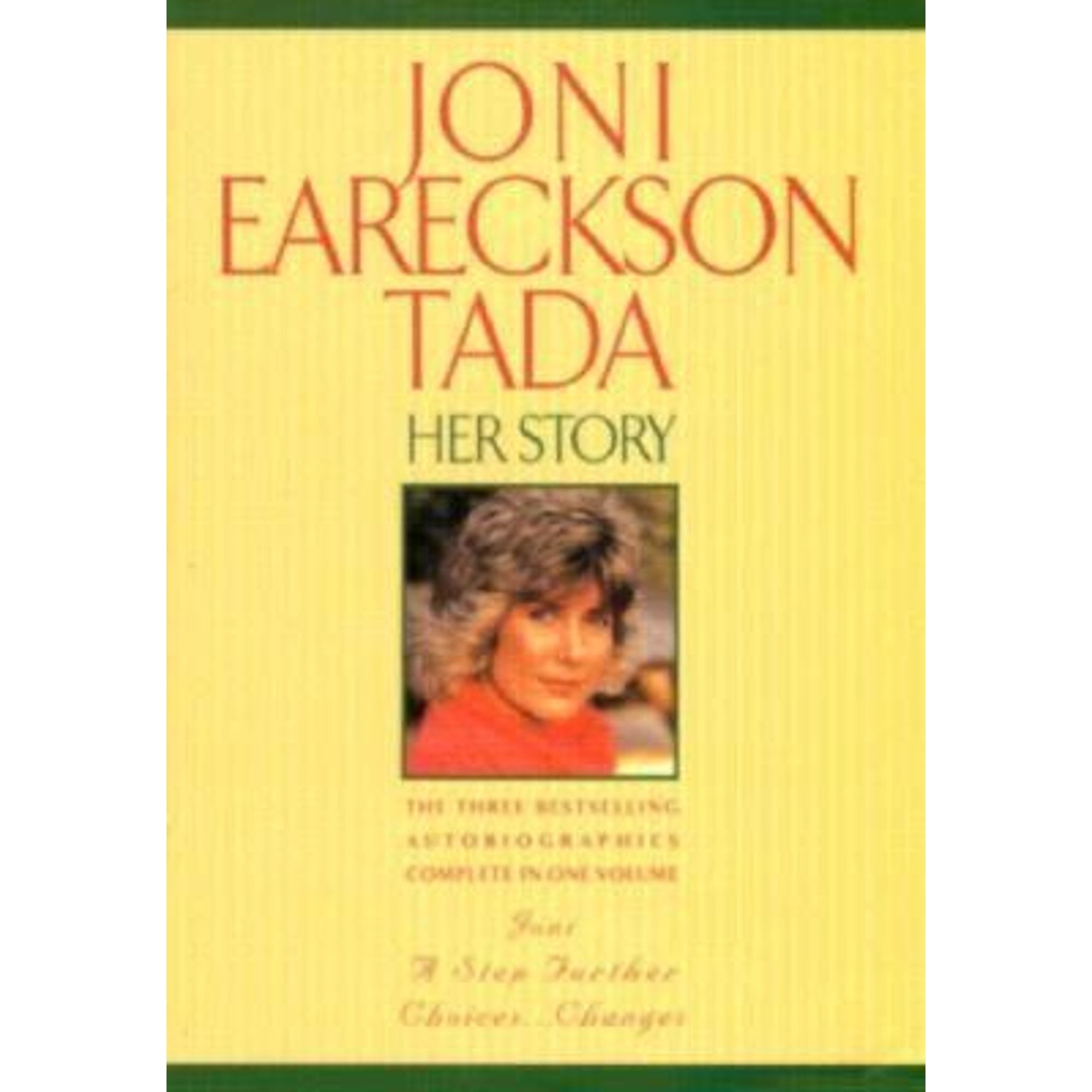 Pre-Owned Joni Eareckson Tada : Her Story (Hardcover) 9780884861034 ...