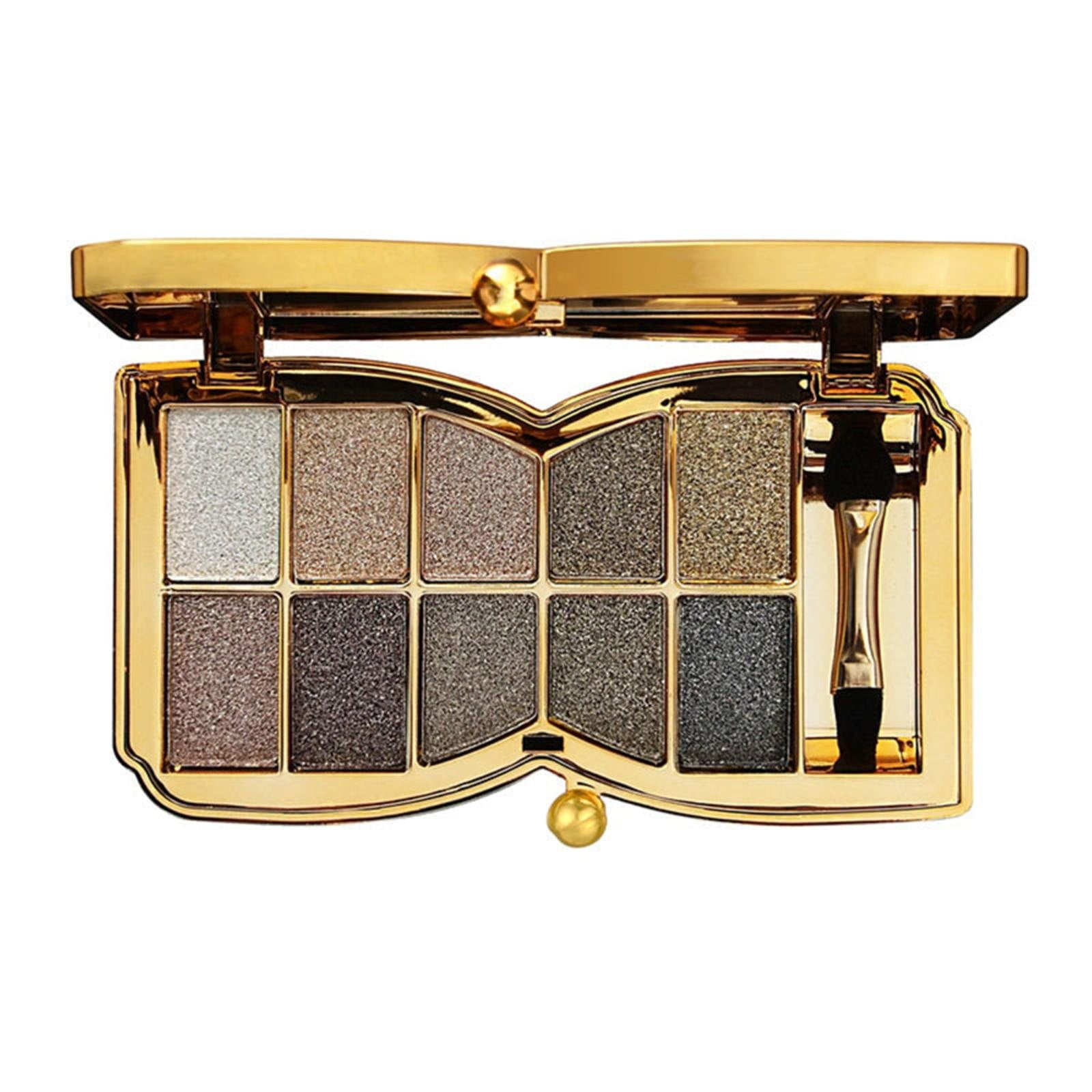 JoniHYY Eyeshadow Prime Day Deal Glitter Eyeshadow 10 Colors Eye Shadow ...