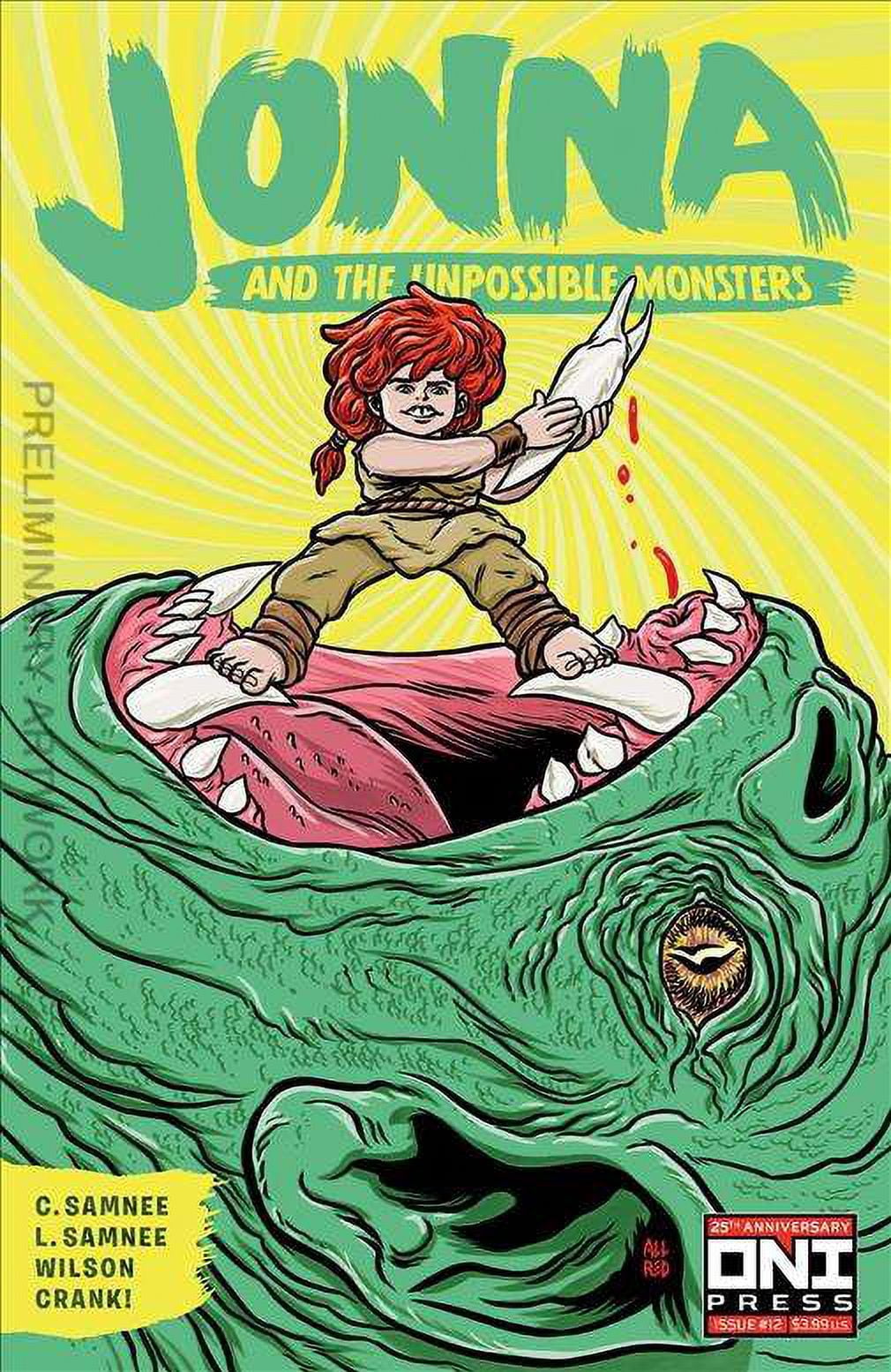 Jonna and the Unpossible Monsters #12B VF ; Oni Comic Book - Walmart.com