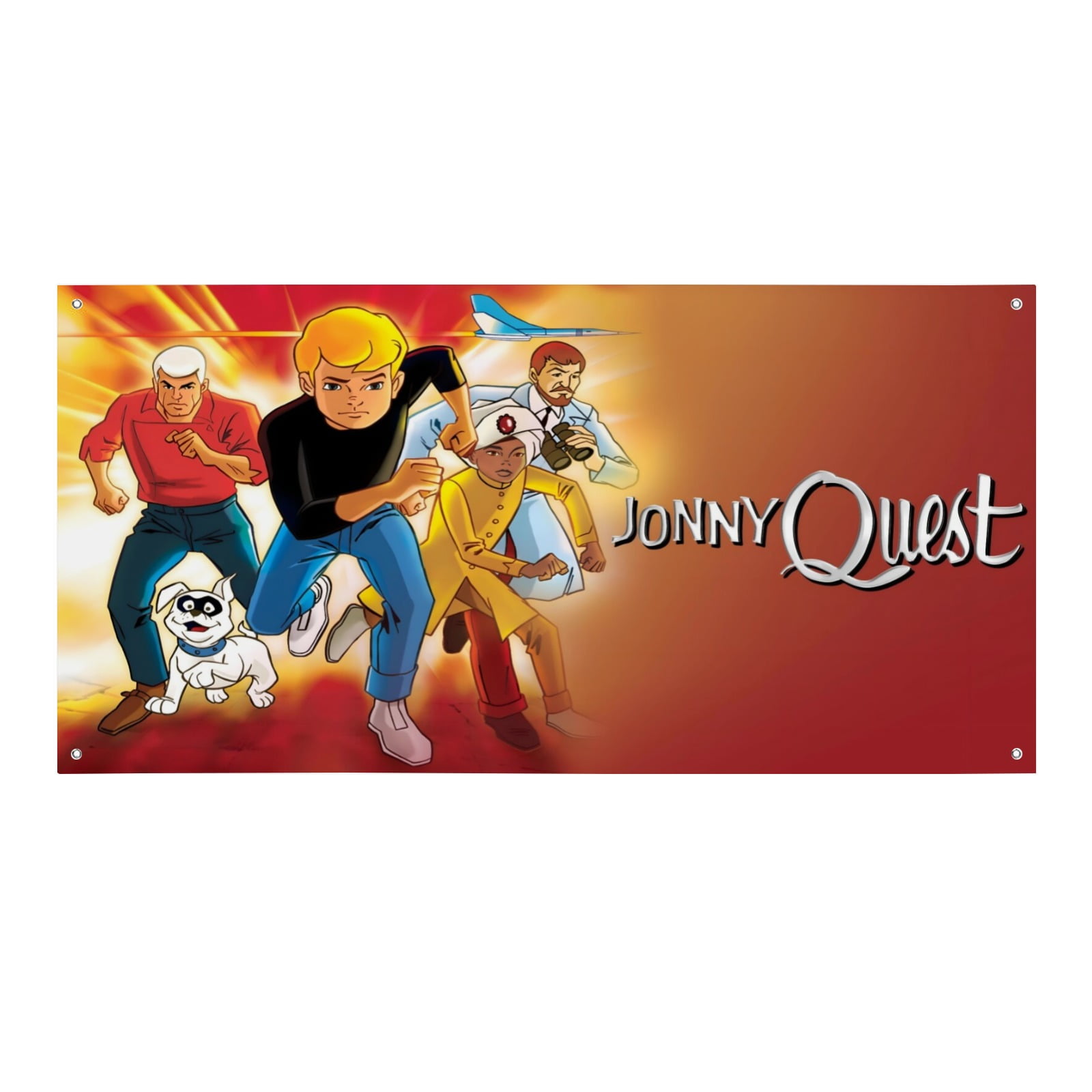 Jonny Quest-Theme Backdrops Banner Birthday Party Decor Supplies ...