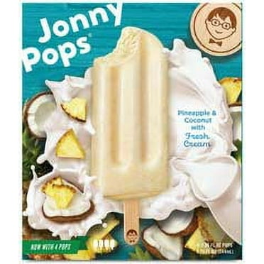 Jonny Pops Chocolate Dipped Strawberries with Cream Pops, 4 count -- 6 ...