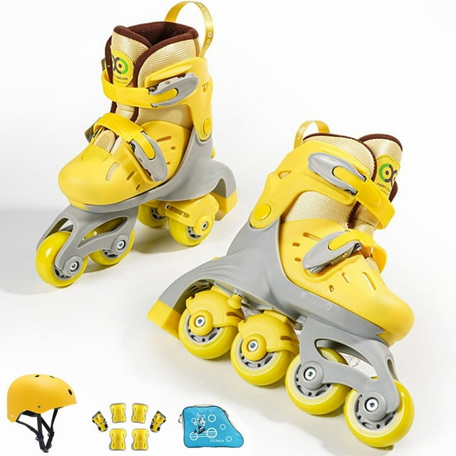 Jonster 2-in-1 Combo Quad and Inline Skates for Kids, Convertible Light ...