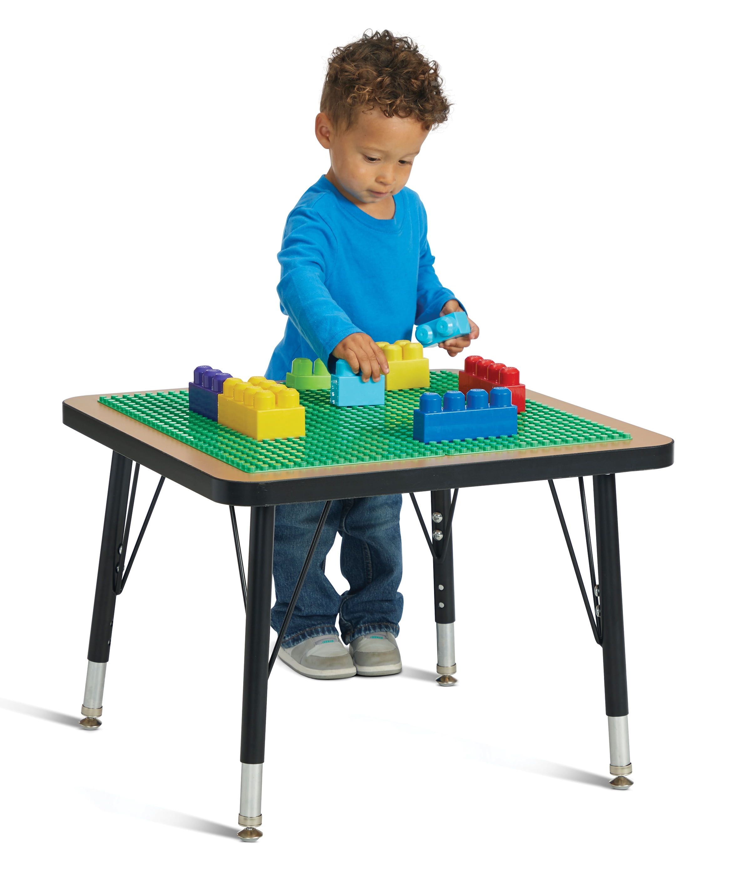 Adjustable Building Table – Preschool Brick Compatible – 15-24"H ...