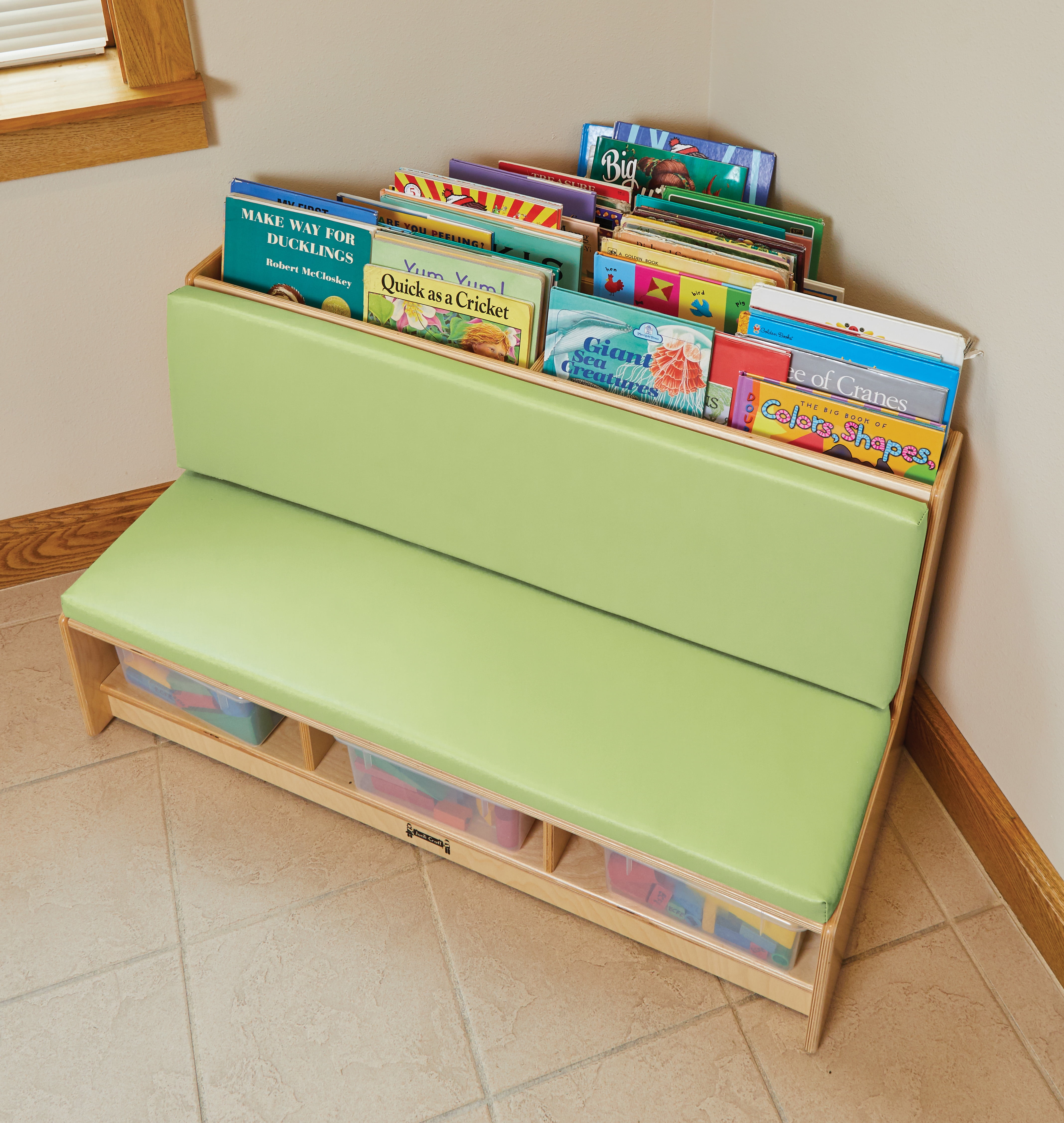 Corner Literacy Nook - Key Lime - Walmart.com