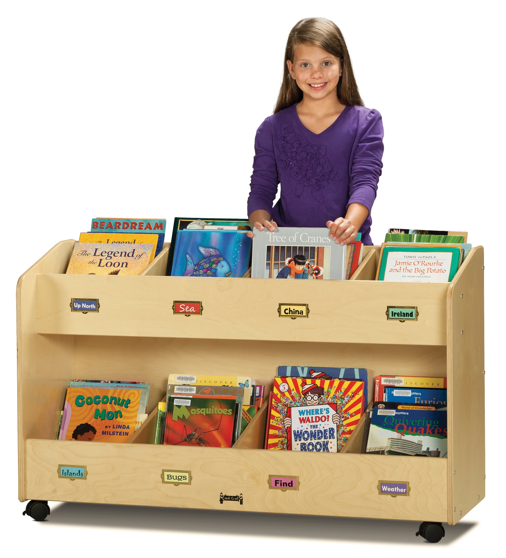 Mobile 8-Section Book Organizer - Walmart.com