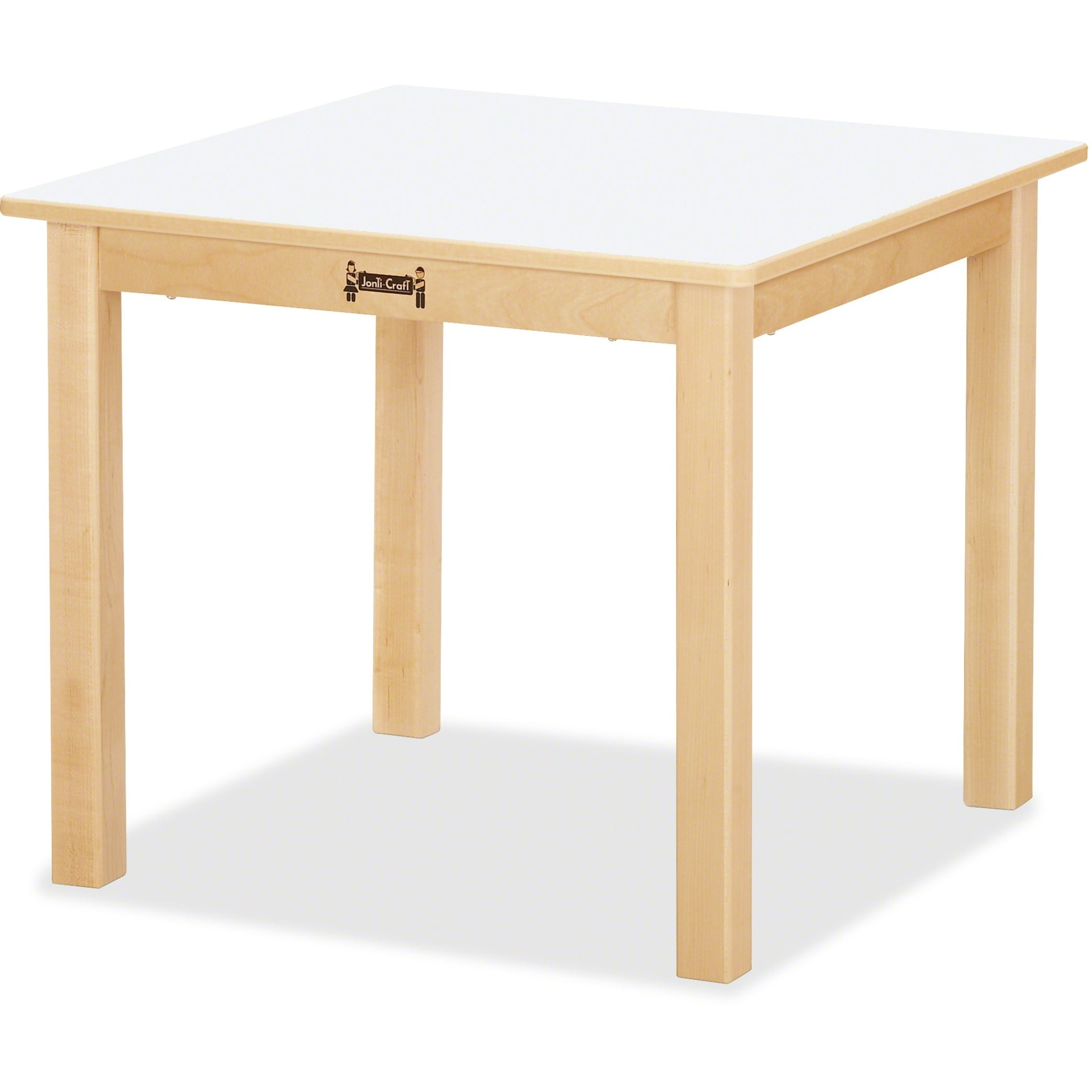 Jonti-Craft Multi-purpose White Square Table - Walmart.com