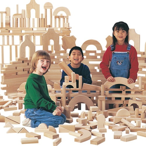 Jonti-Craft Unit Blocks - Individual Set; 45 Pieces, 14 Shapes (Jonti ...