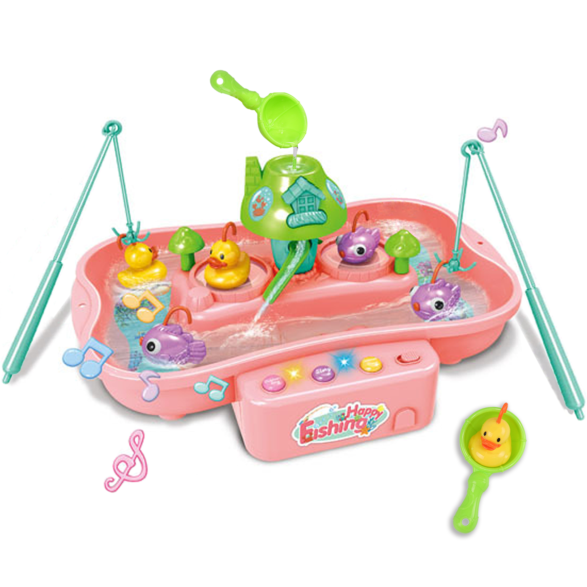 Jonzoo Fishing Toys for Kids Fishing Water Table, Electronic Fish Game ...
