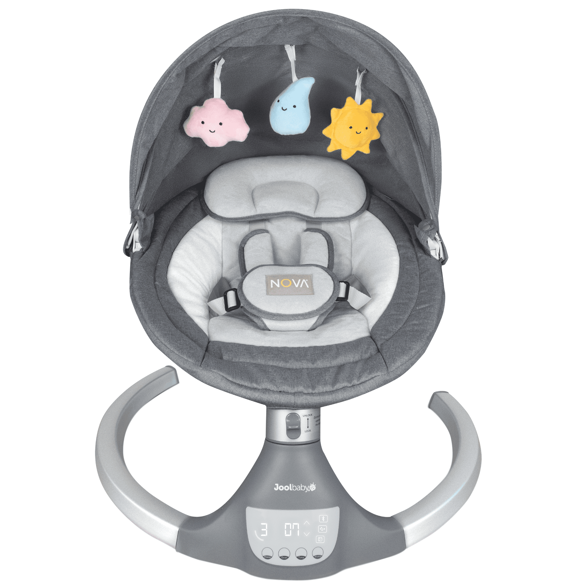 Jool Baby Nova Electric Baby Swing with Bluetooth & 10 Melodies ...