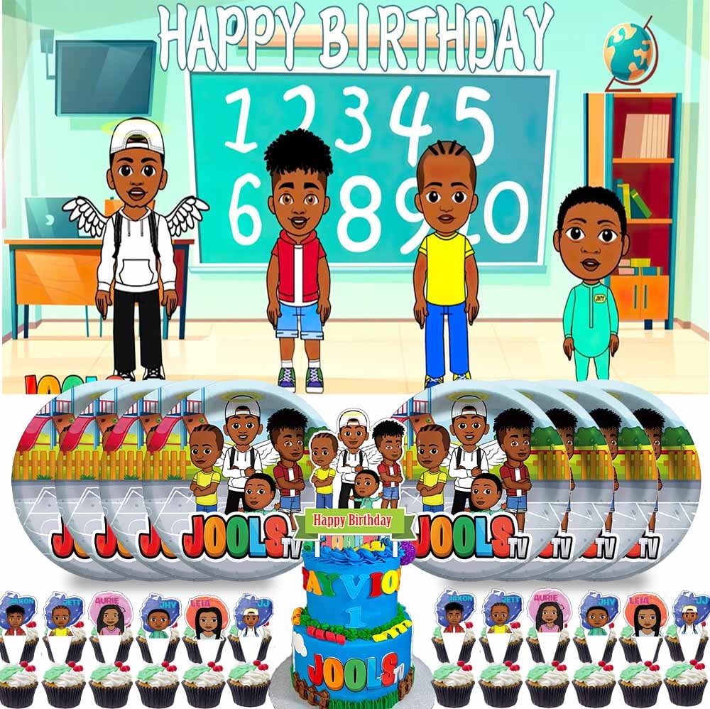 Jools TV Show Party Supplies Birthday Decorations Plates Banner Kids ...