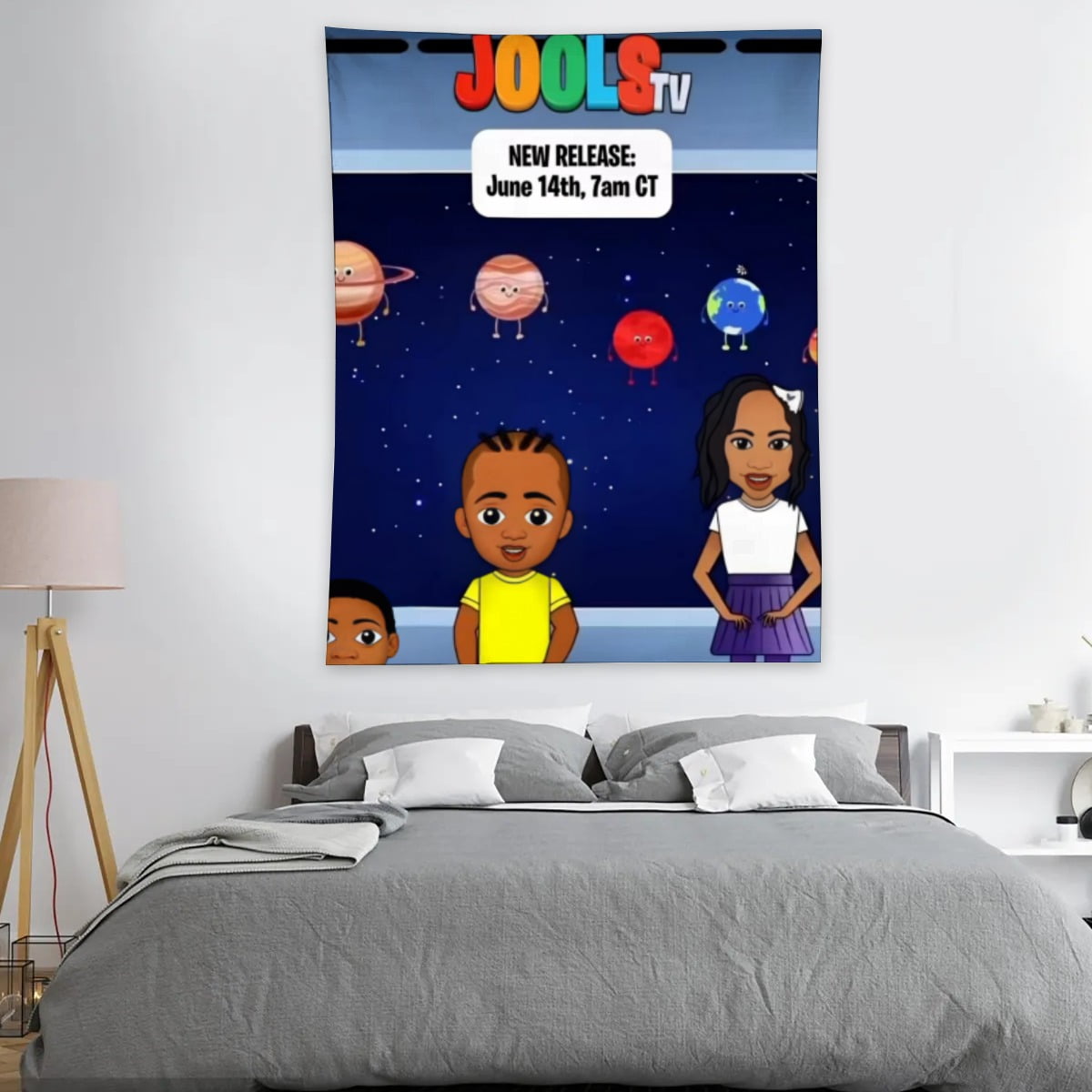 Jools TV Tapestry Gift Wall Hanging Backdrop for Room Bedroom Girls Or ...