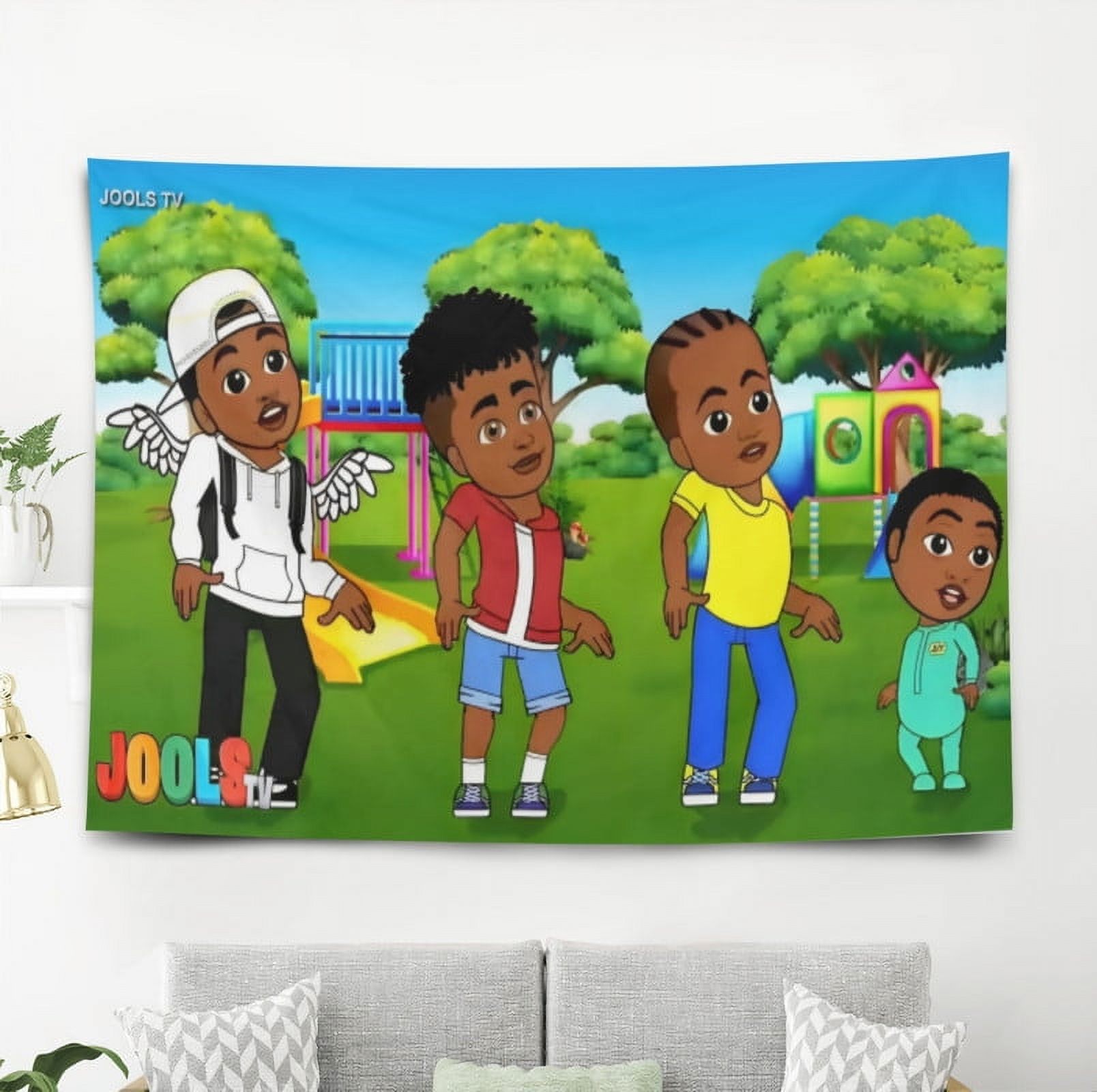 Jools TV Tapestry Gift Wall Hanging Backdrop for Room Bedroom Girls or ...