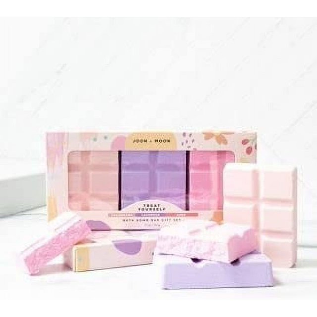 Joon X Moon Bath Bomb Gift SEt Lavender, Champagne, Rose Soothing Bath ...