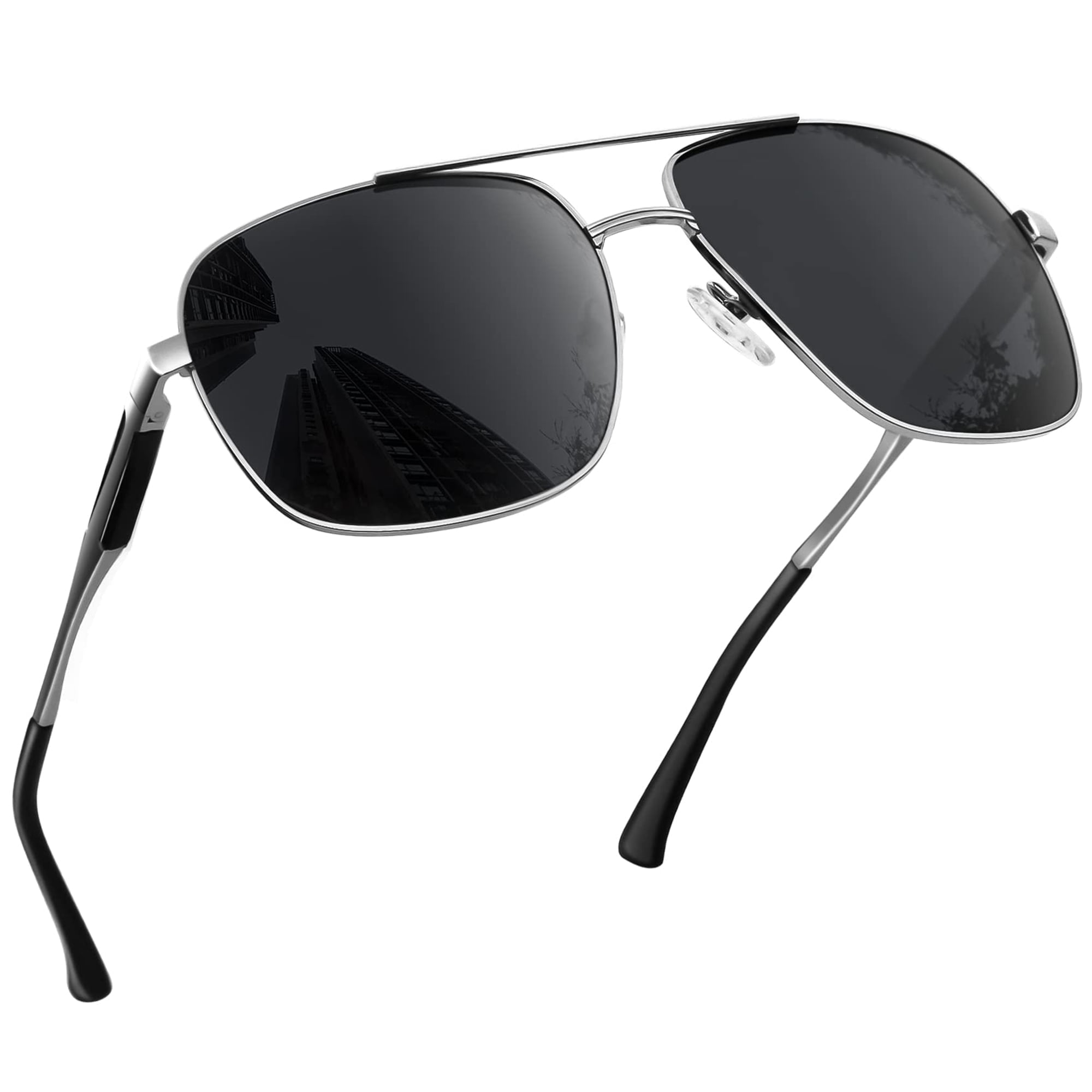 Joopin Men's Navigator Square Sunglasses, Polarized UV400 Protection ...