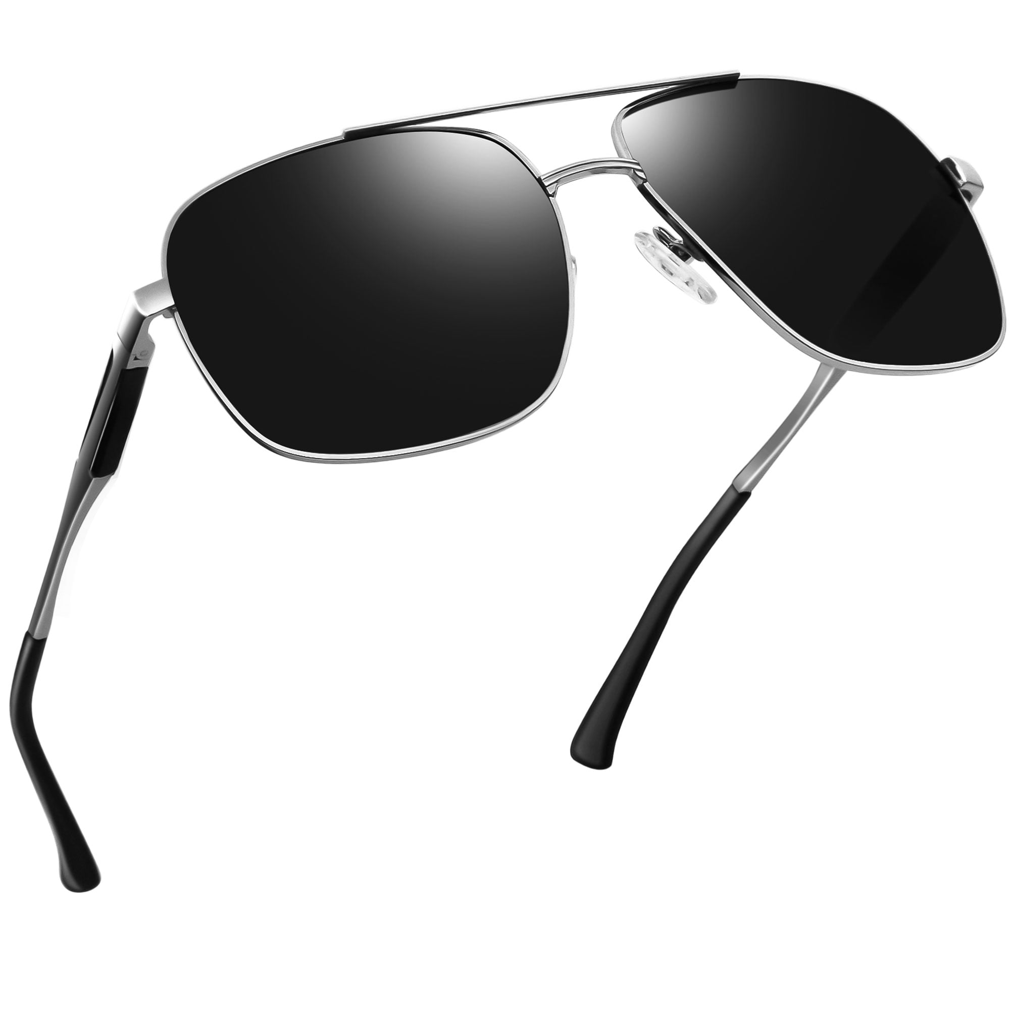 Joopin Men's Square Sunglasses Polarized UV400 Protection,Aviation ...