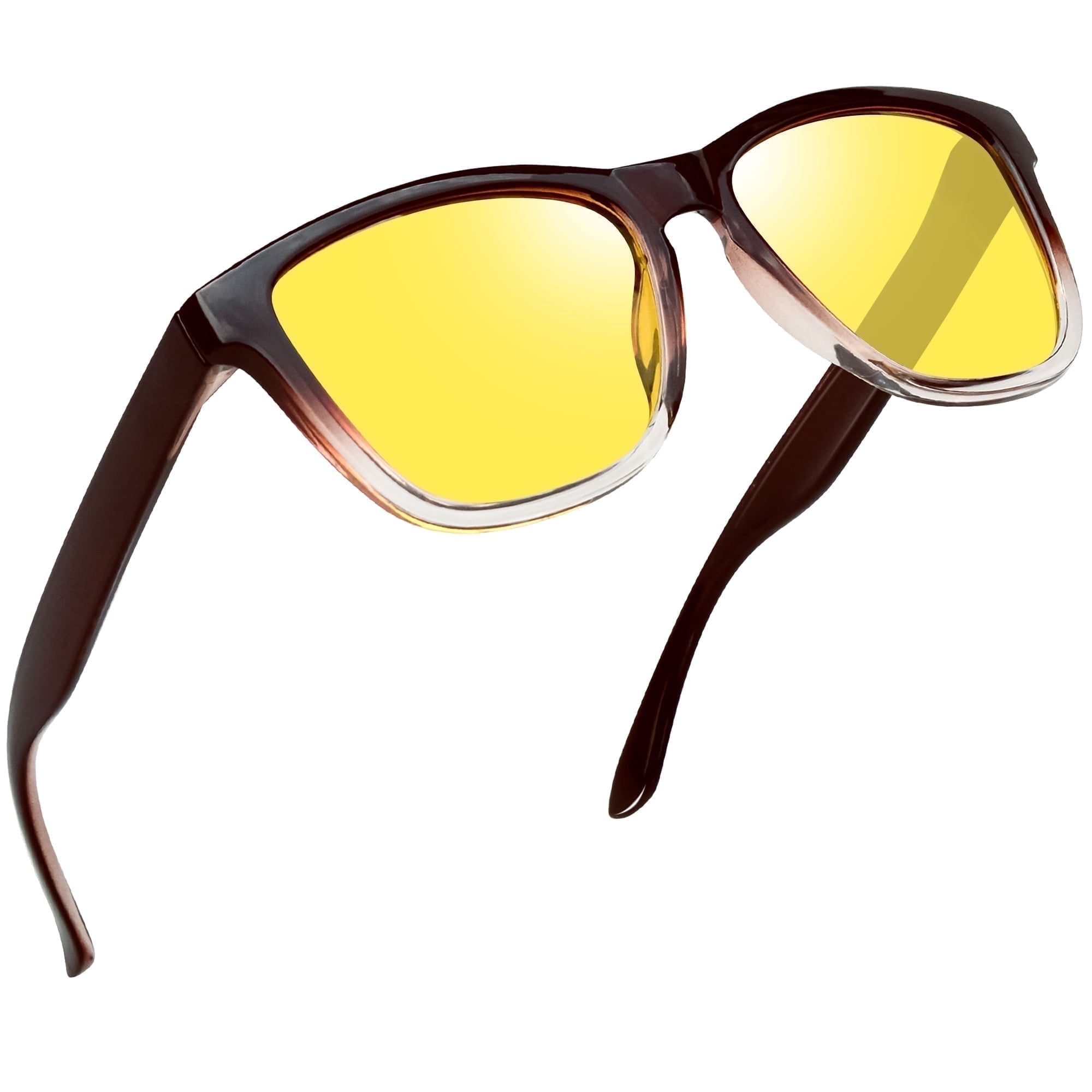 Joopin Night Drivers Glasses, Night Sight Glasses for Driving, Yellow ...