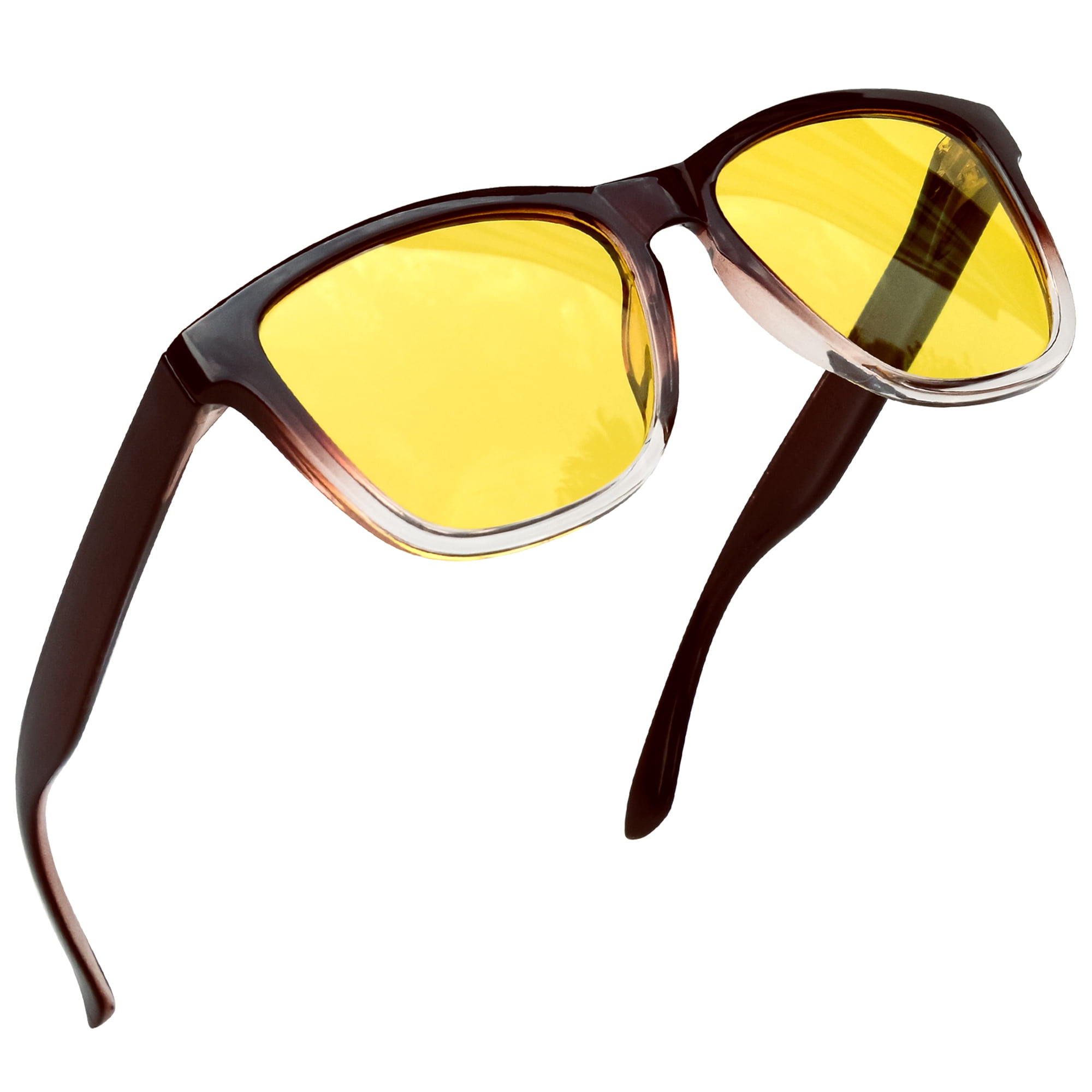 Joopin Night Drivers Glasses, Night Sight Glasses for Driving, Yellow ...