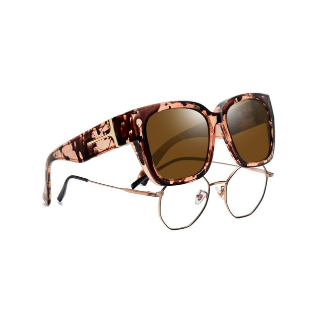 Joopin Oversized Fit Over Glasses Sunglasses for Women Men, Wrap Around ...