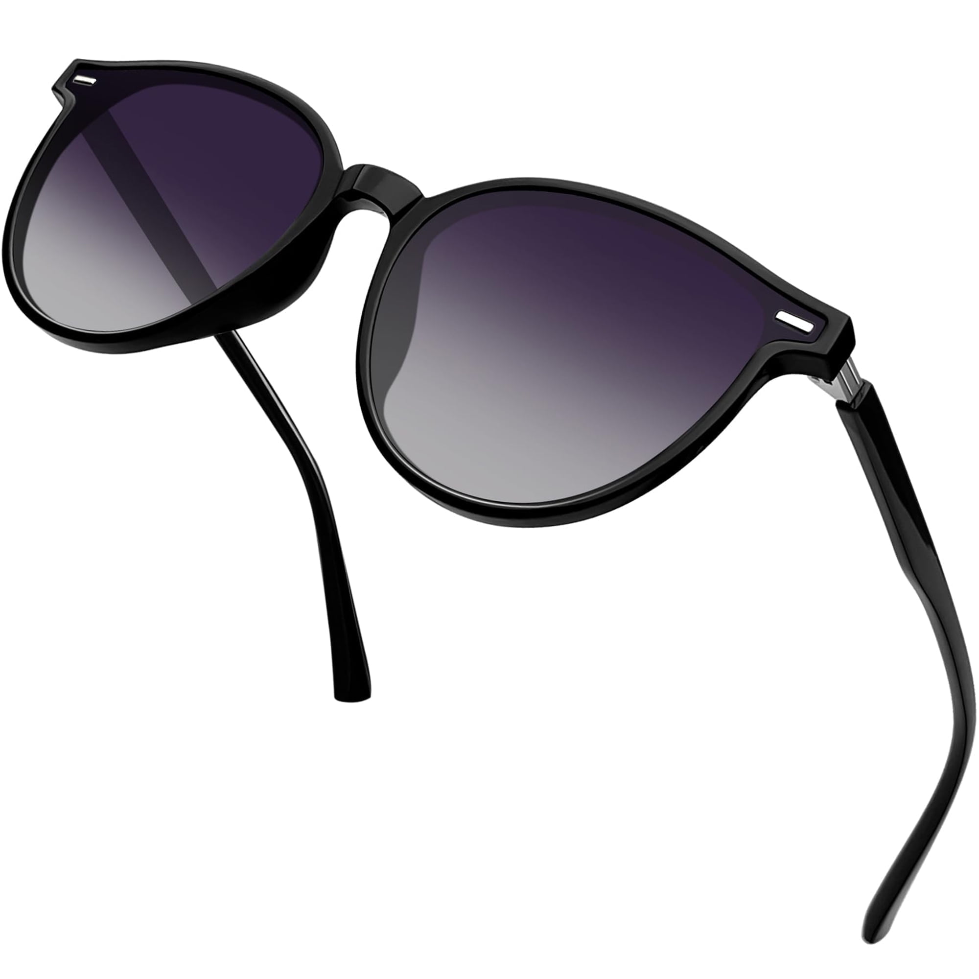 Joopin Retro Round Polarized Sunglasses for Women Men Classic Vintage ...