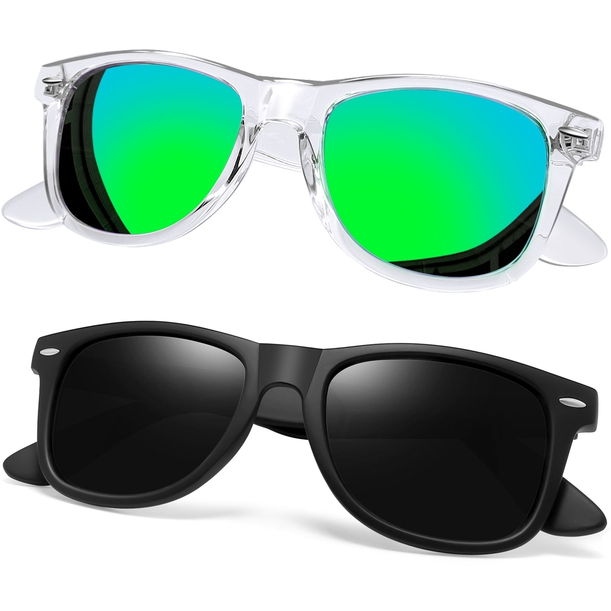 Joopin Polarized Rectangle Sunglasses, UV Protection, Unisex, Matte ...