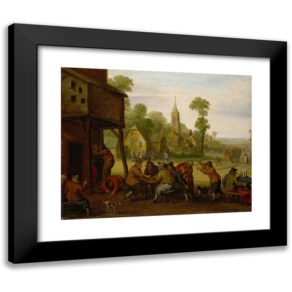 Joost Cornelisz Droochsloot 18x15 Black Modern Framed Museum Art Print ...